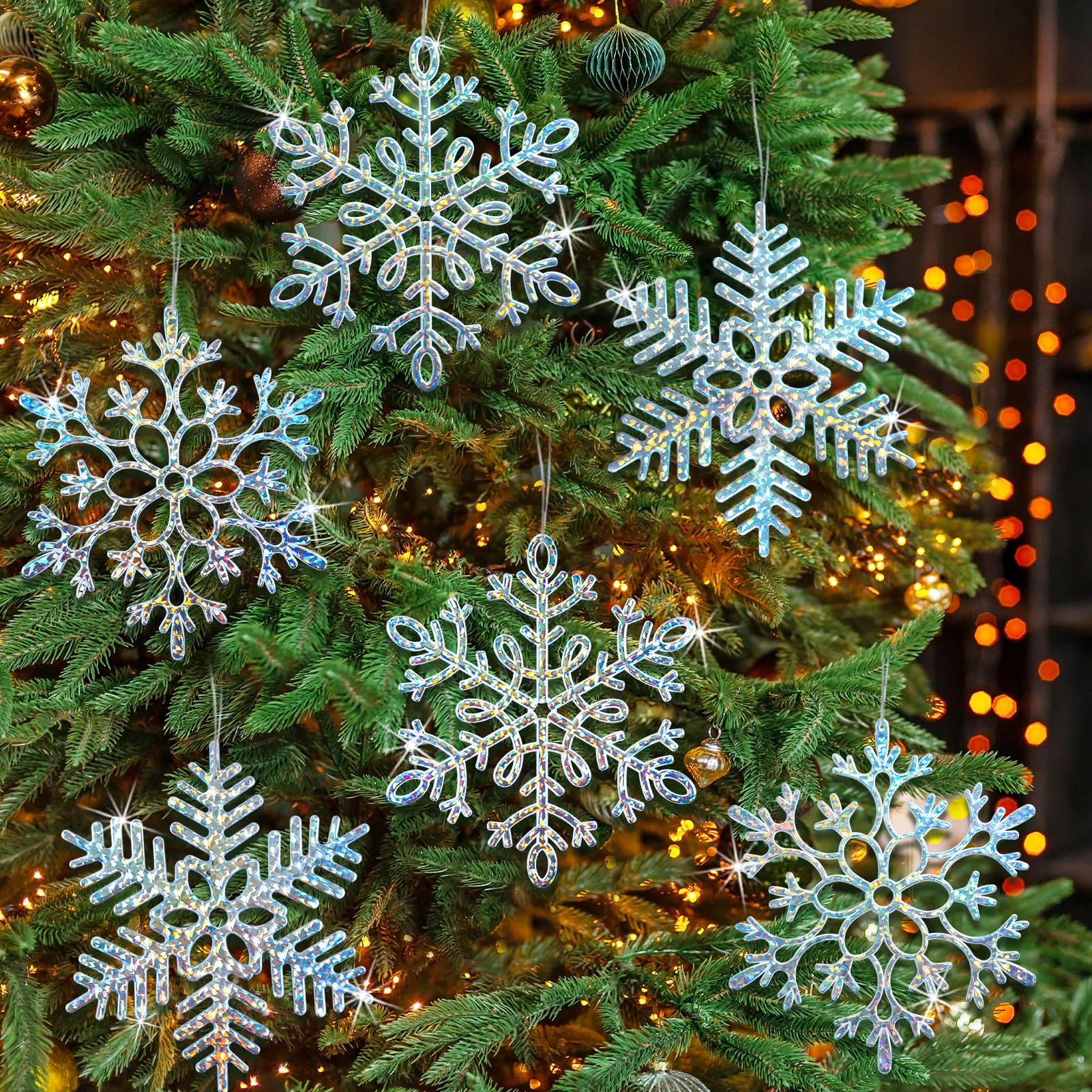 Huge Snowflake Decoration Large Outdoor Hanging Snowflakes Decorations