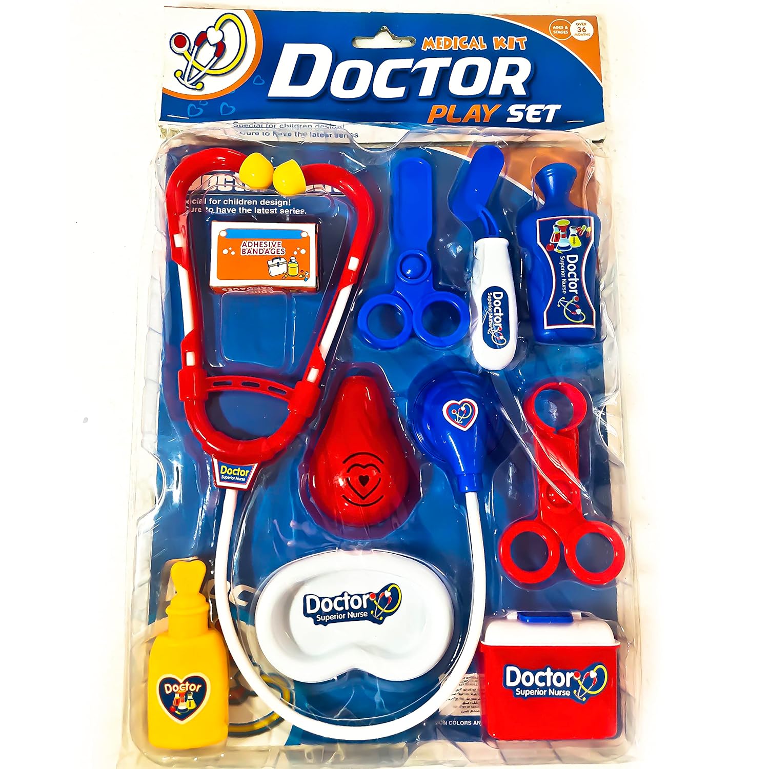 Nestlab Fun Mini Doctor Tool Play Set, Compact Medical Accessories Toy ...