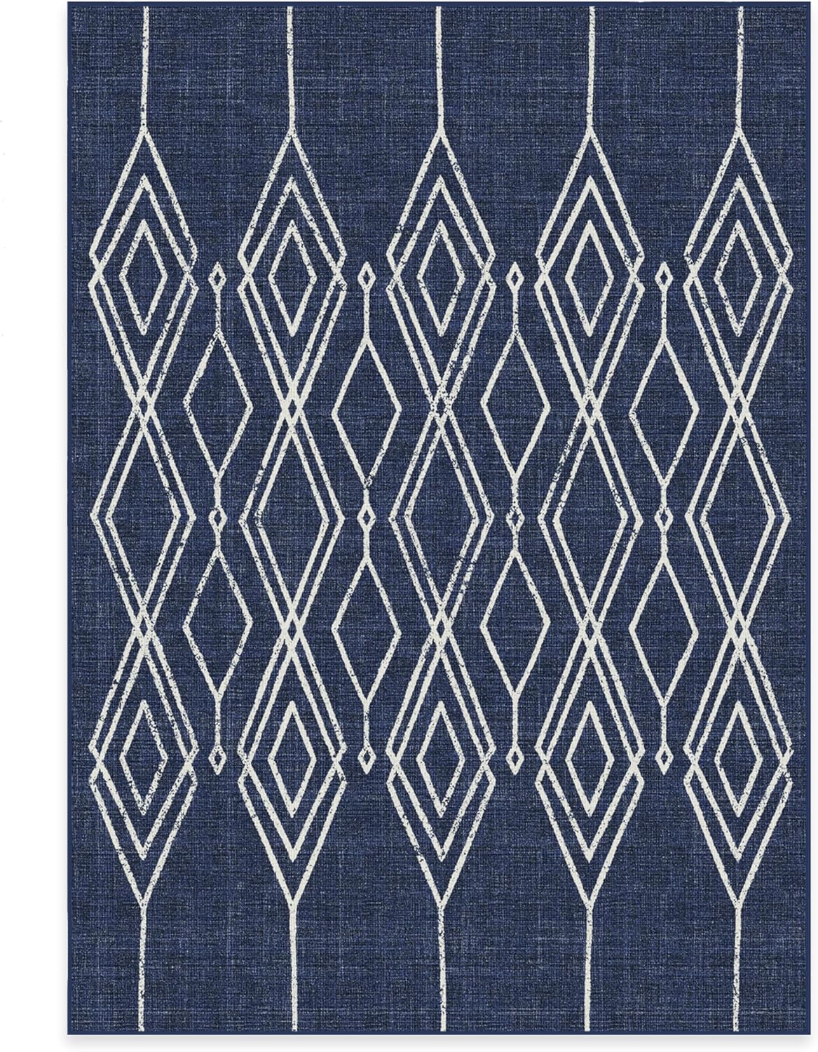 Amazon.com: RUGGABLE Washable Area Rug – Outdoor Gemma Lattice Royal ...