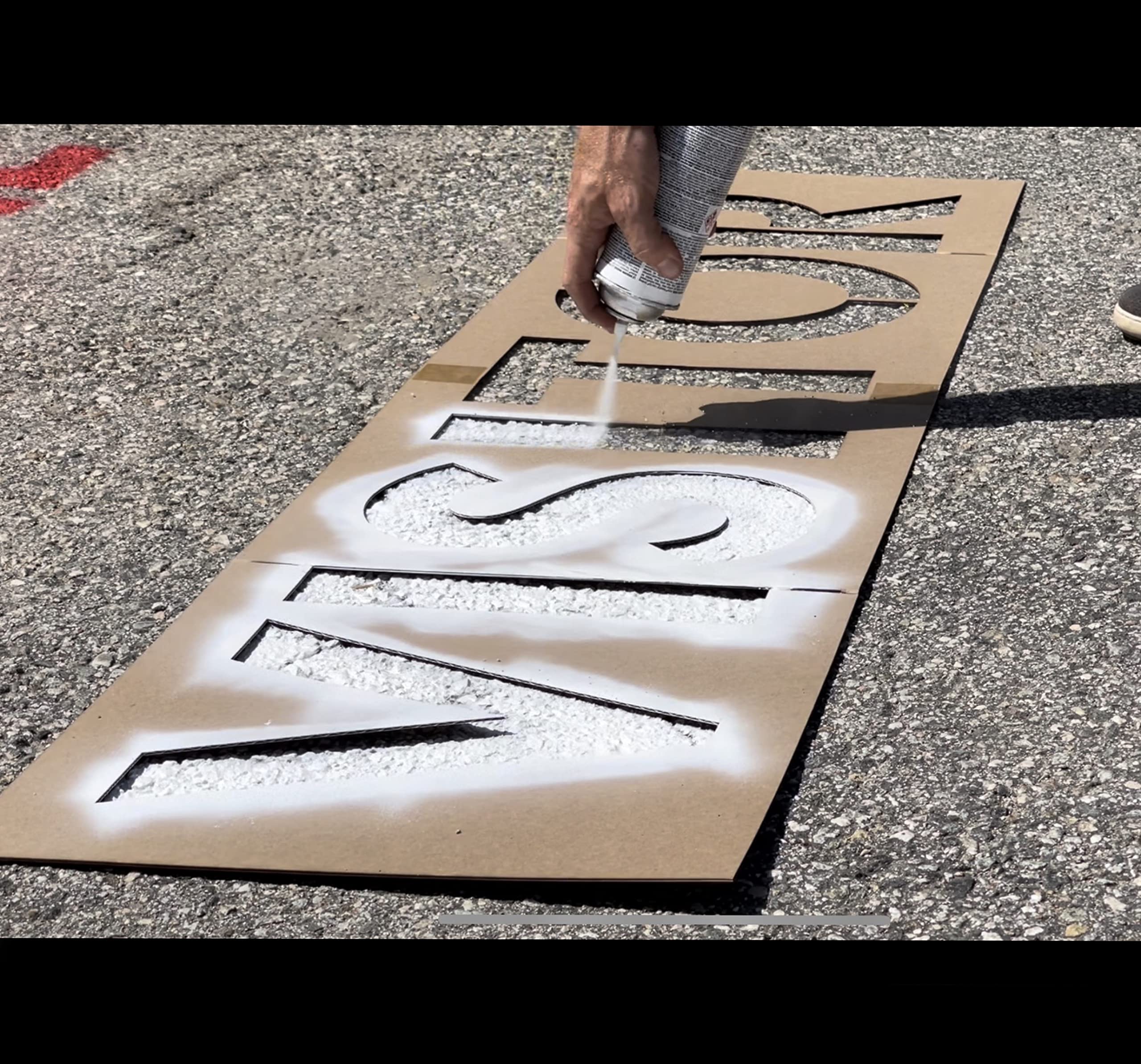 Snapklik.com : APS 12" Visitor Parking Stencil For Parking Lot Reusable ...
