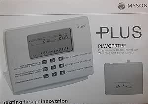 MYSON PLUS PLWOPRTRF WIRELESS PROGRAMMABLE ROOM THERMOSTAT : Amazon.co ...