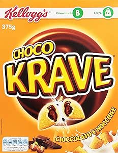 Kellog's Choco Krave Tresor, 375g : Amazon.it: Alimentari e cura della casa