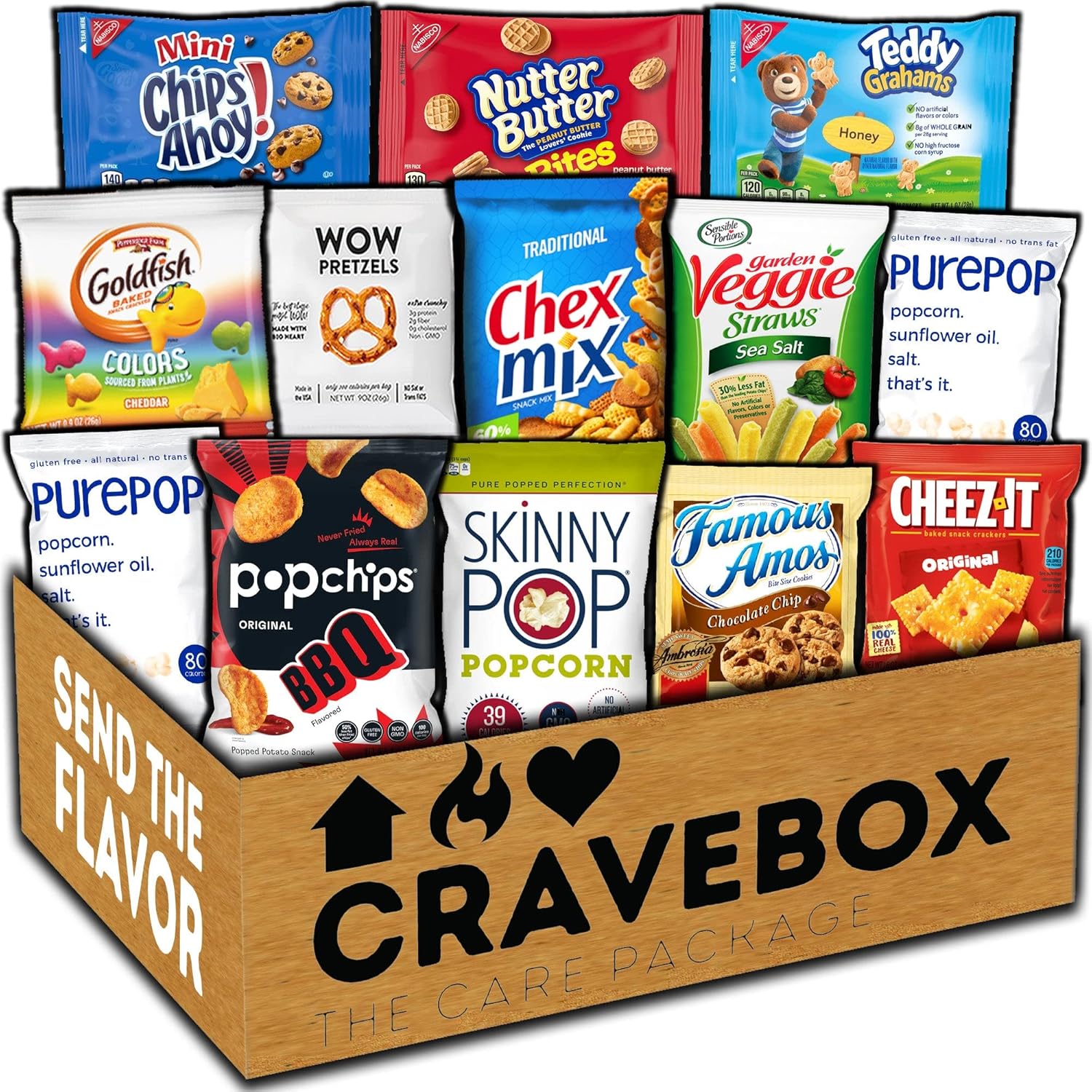 Amazon.com : CRAVEBOX Healthy Snacks Variety Pack for Adults - Nourish ...