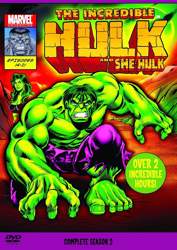 Dvd De Dibujos Animados De Hulk Increible