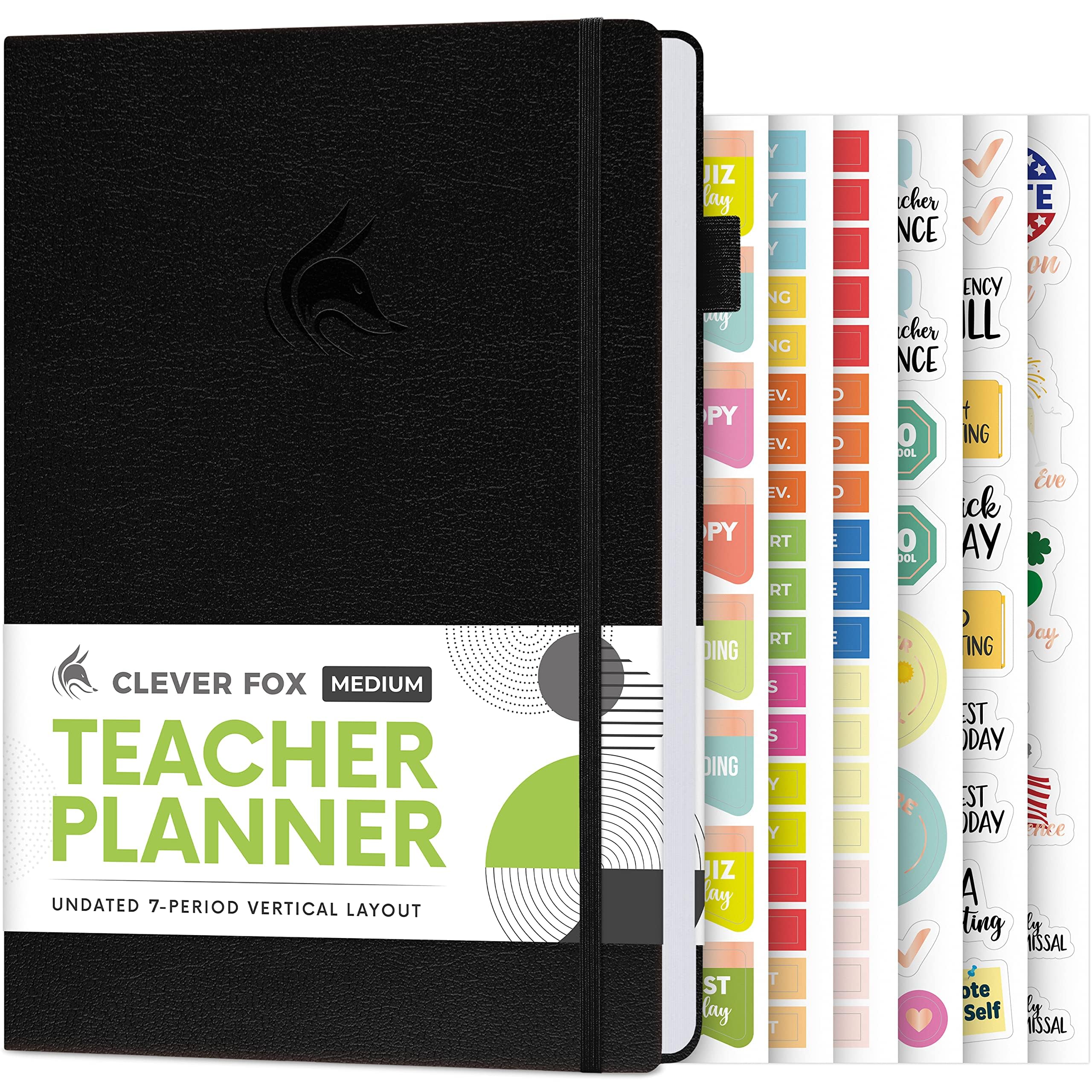 Amazon.com : Clever Fox Teacher Planner – School Year Planner with ...