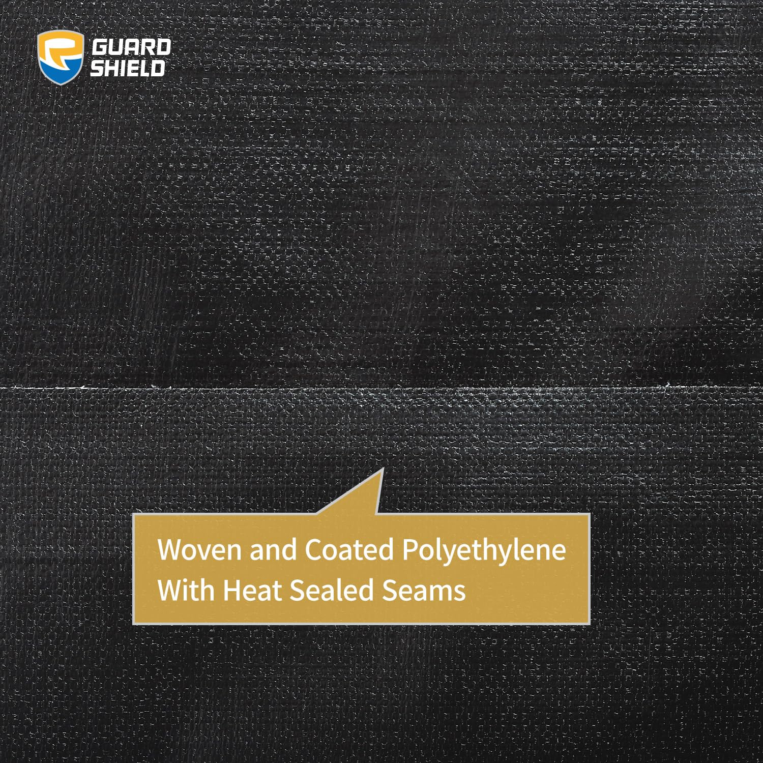 Snapklik.com : Super Heavy Duty Black/Silver Ploy Tarp Cover 16x16 Feet ...