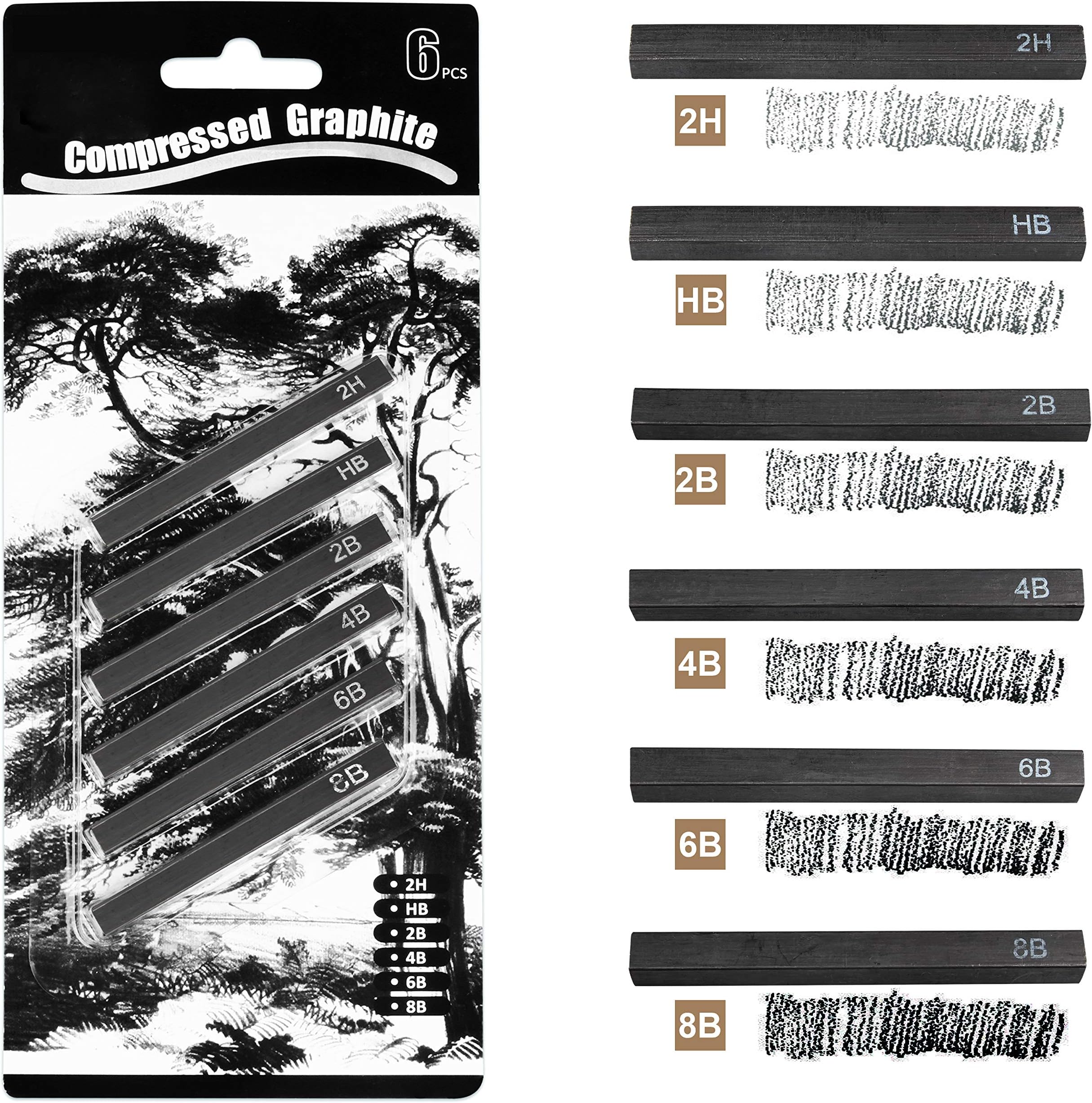 Amazon.com: LYRA Assorted Degree Graphite Stick Set - Water Soluble and ...