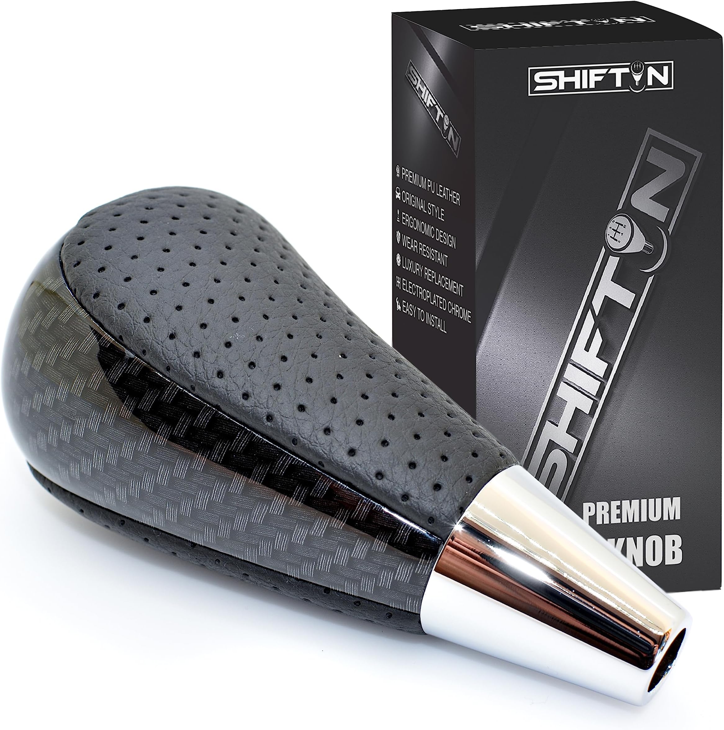 Amazon.com: X AUTOHAUX Car Automatic Gear Stick Shift Knob for Toyota ...