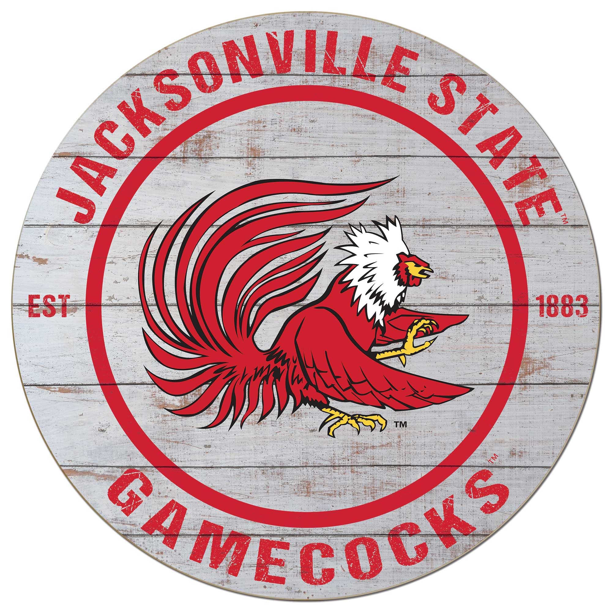 Jsu Gamecock Logo Jacksonville State Gamecocks Garden Flag Yard Banner