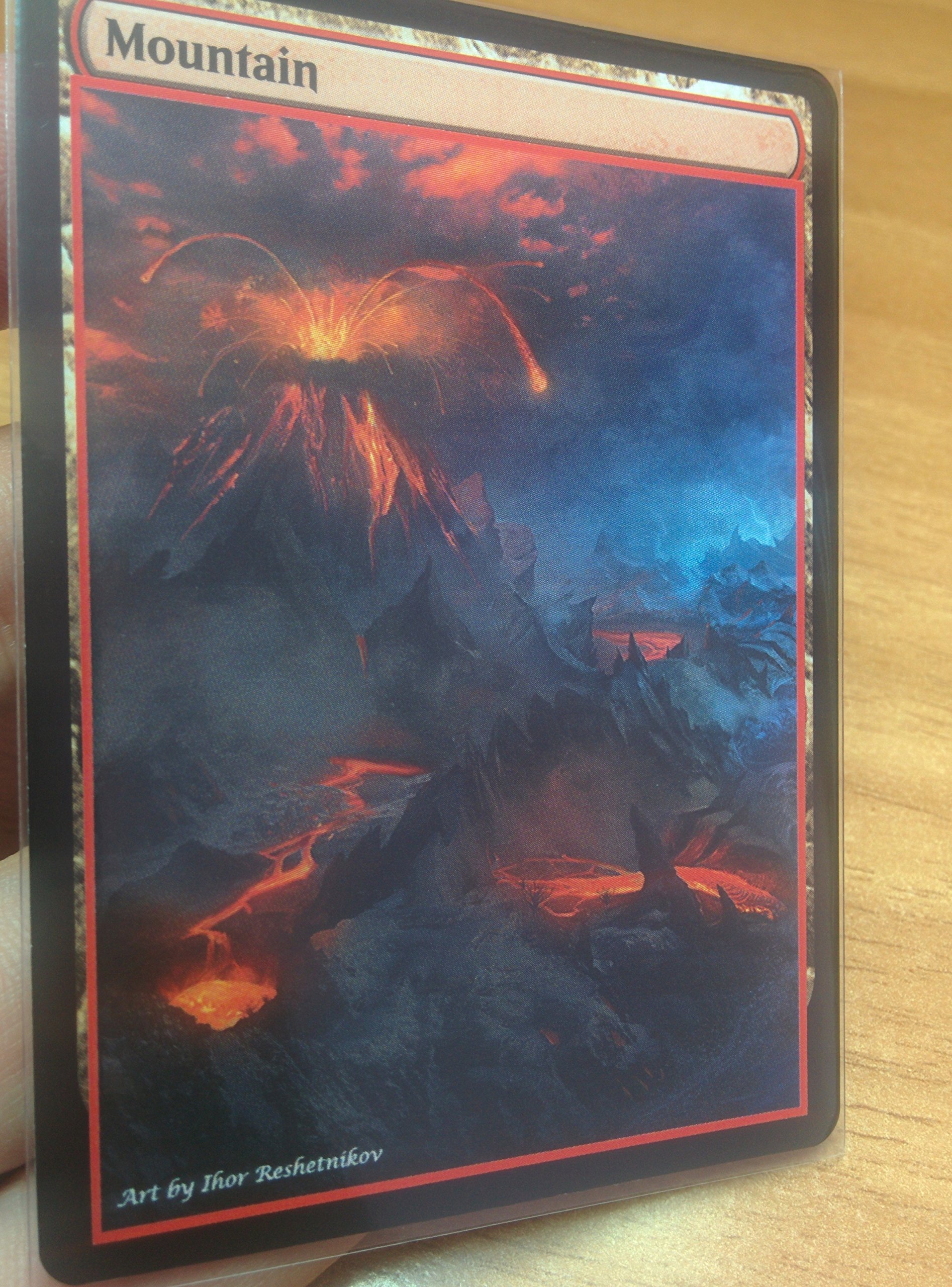 Buy 3x ain #7 Extended Textless Full Art Custom Altered Basic Land MTG ...