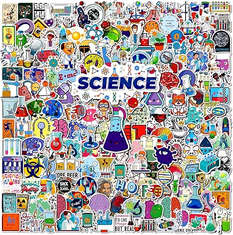 Amazon.com: 400pcs Science Stickers for Classroom Decor, Teacher ...