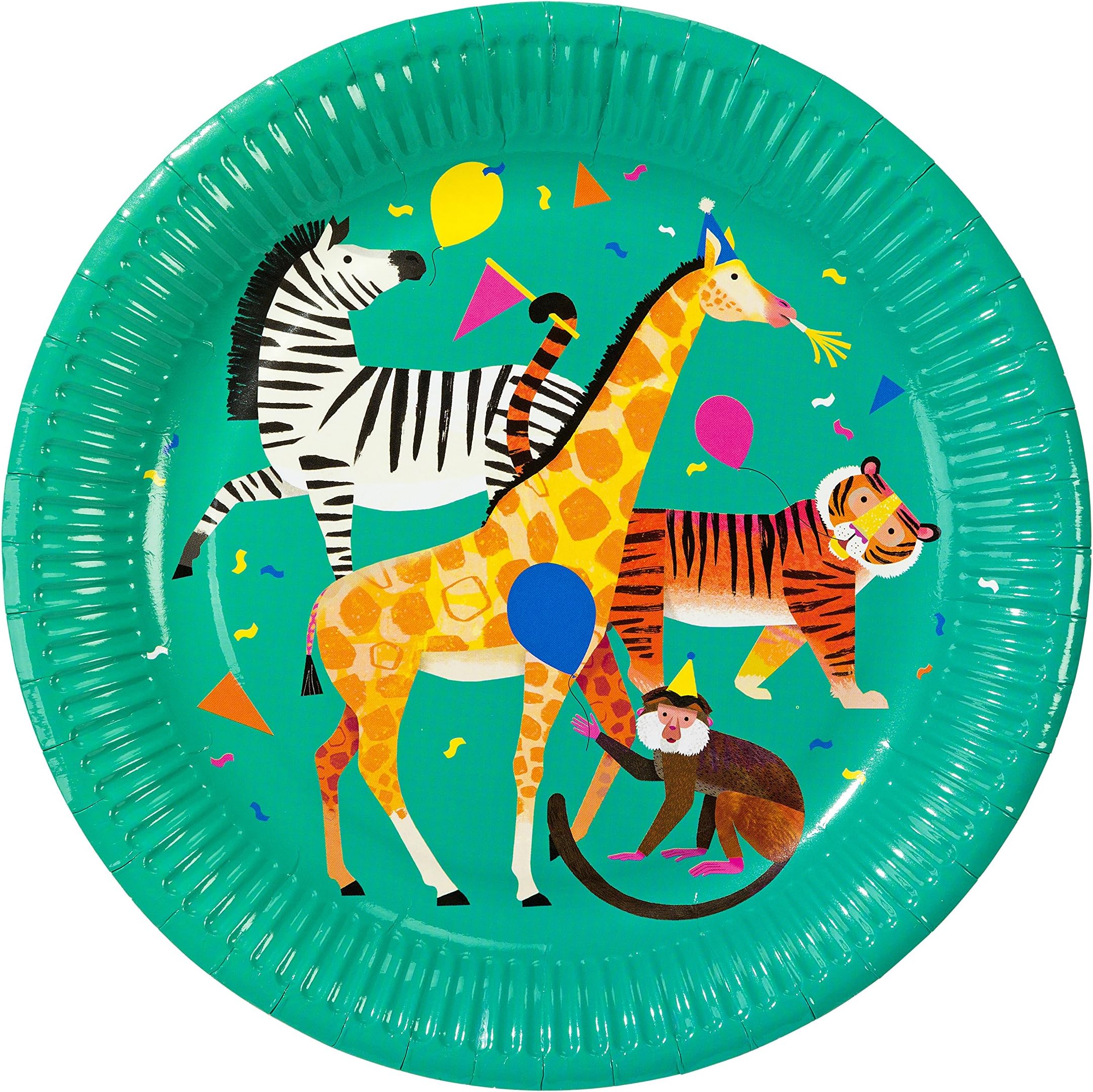 Amazon.com: UROINEPA 60PCS Safari Jungle Wild Animal Party Supplies ...