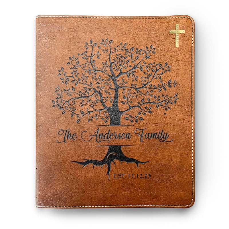 Amazon.com: Personalized Family Bible, Custom NIV Family Journaling ...