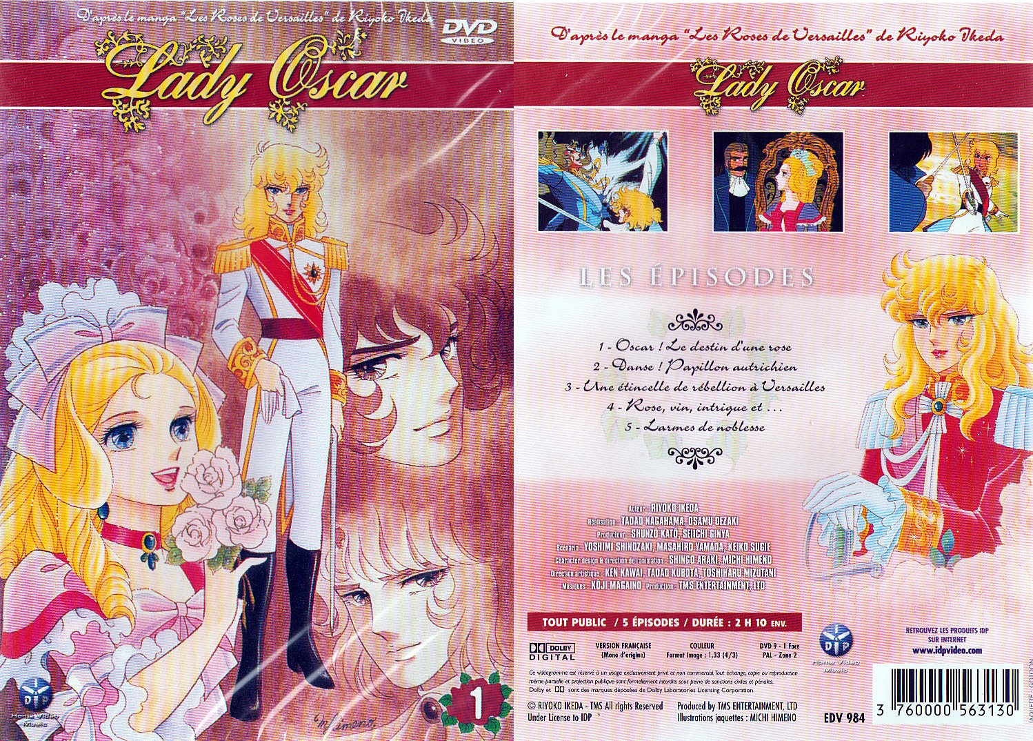 Amazon.com: Coffret Lady Oscar - Vol. 1 : Movies & TV