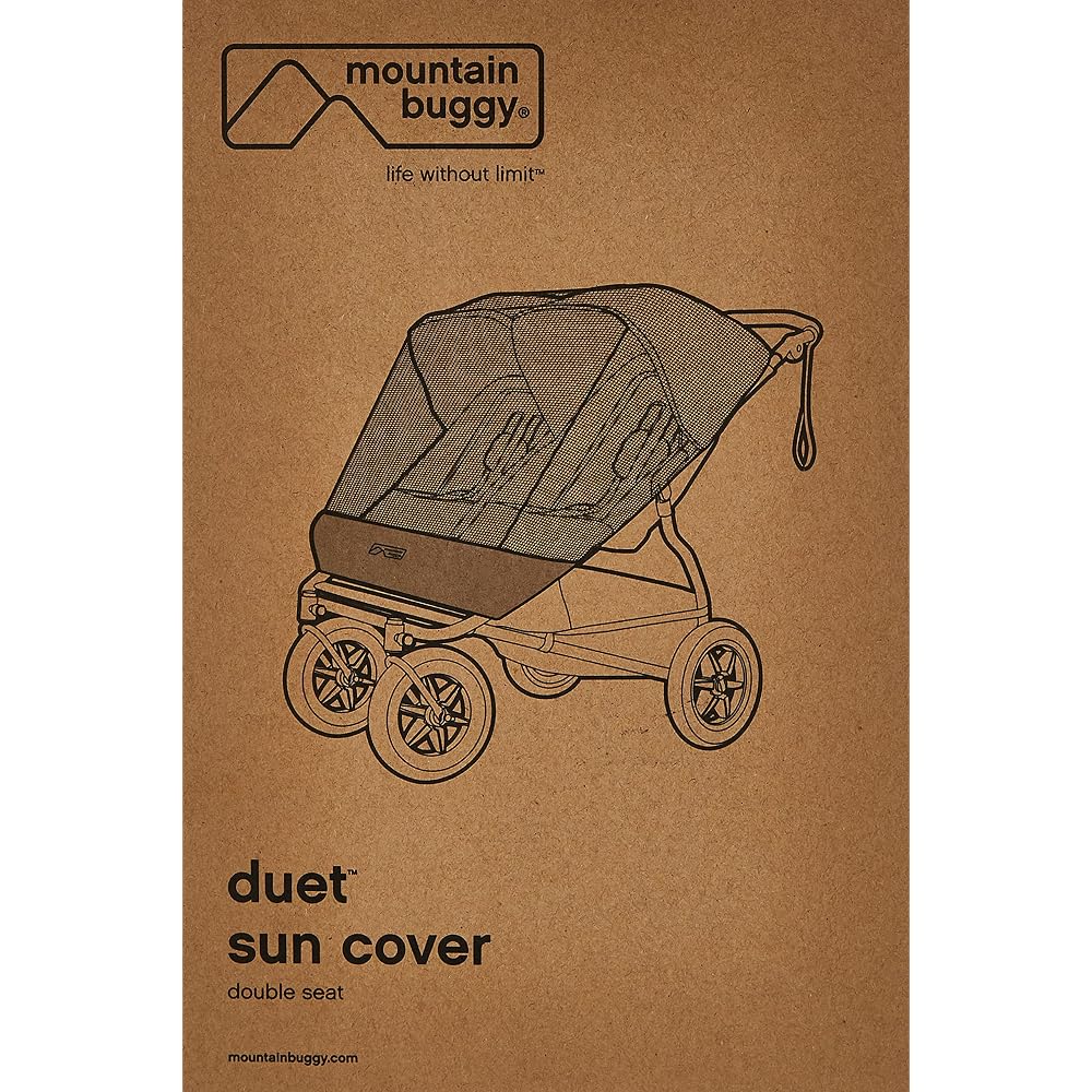 $8/mo - Finance Mountain Buggy Duet Double Cover, Storm, Clear | Buy ...
