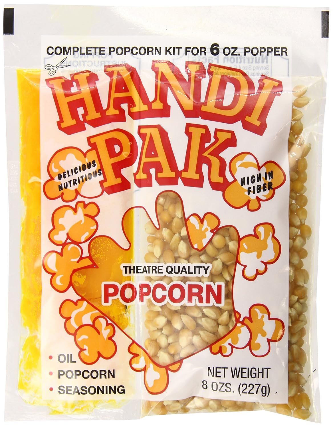 Amazon.com: Great Western Popcorn Handi Pak Portion Pack, 36 Count ...