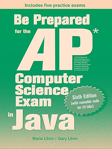 Amazon.com: Be Prepared for the AP Computer Science Exam in Java ...