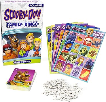 Amazon.com: AQUARIUS - Scooby-Doo Family Bingo Game : Toys & Games