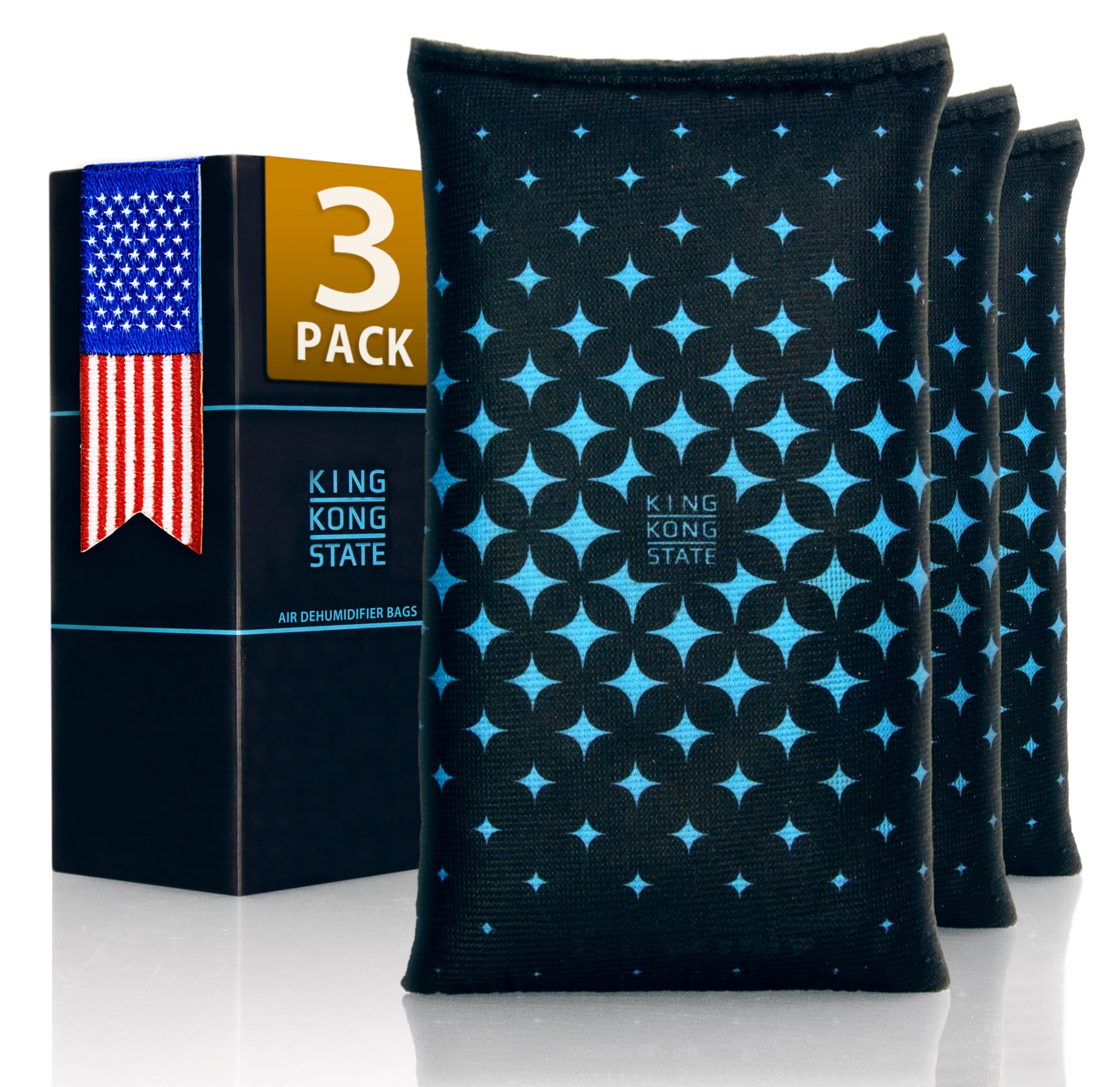 Amazon.com: KING KONG STATE Rechargeable Desiccant Dehumidifier Bag 3 ...