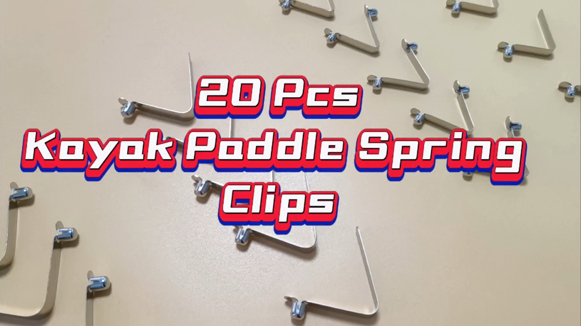 Pagaie Double TOPFROP 6Pcs Metal Kayak Paddles Spring Clip Tent Poles ...