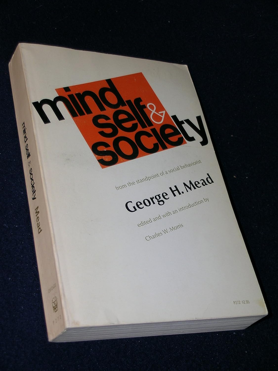 Mind, Self, and Society: From the Standpoint of a Social Behaviorist ...