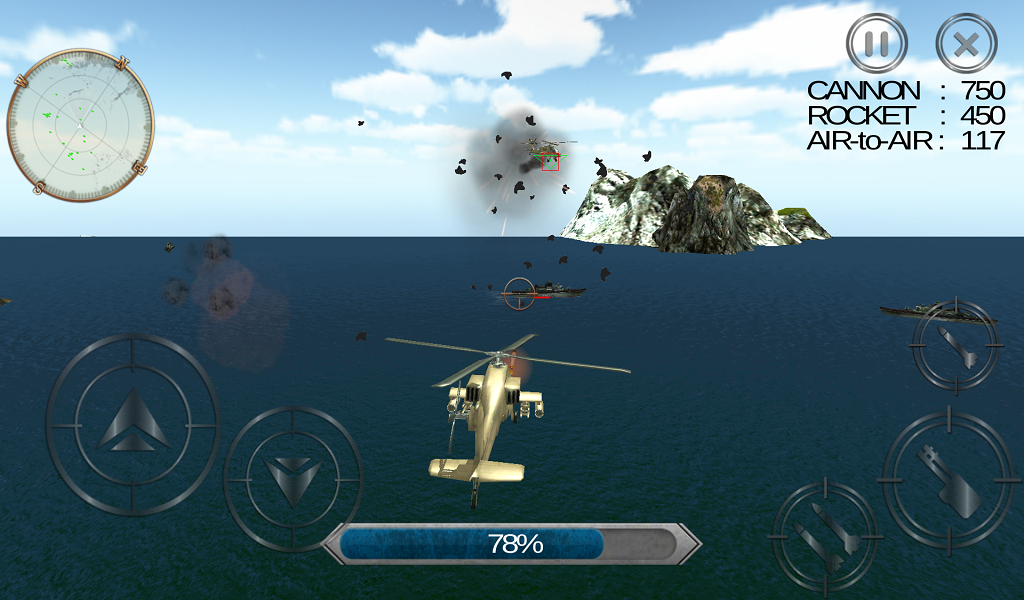 Apache Gunship helicopter battle - App on Amazon Appstore