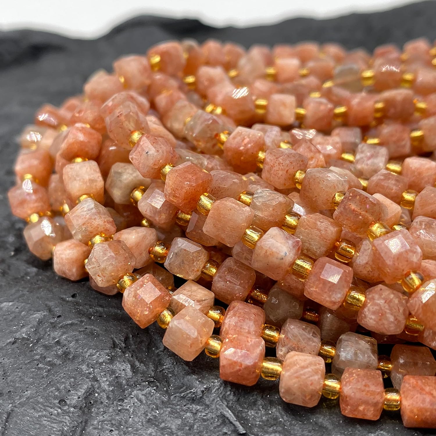 Amazon.com: ABCGEMS Madagascan Golden Sunstone Beads (A Revolutionary ...