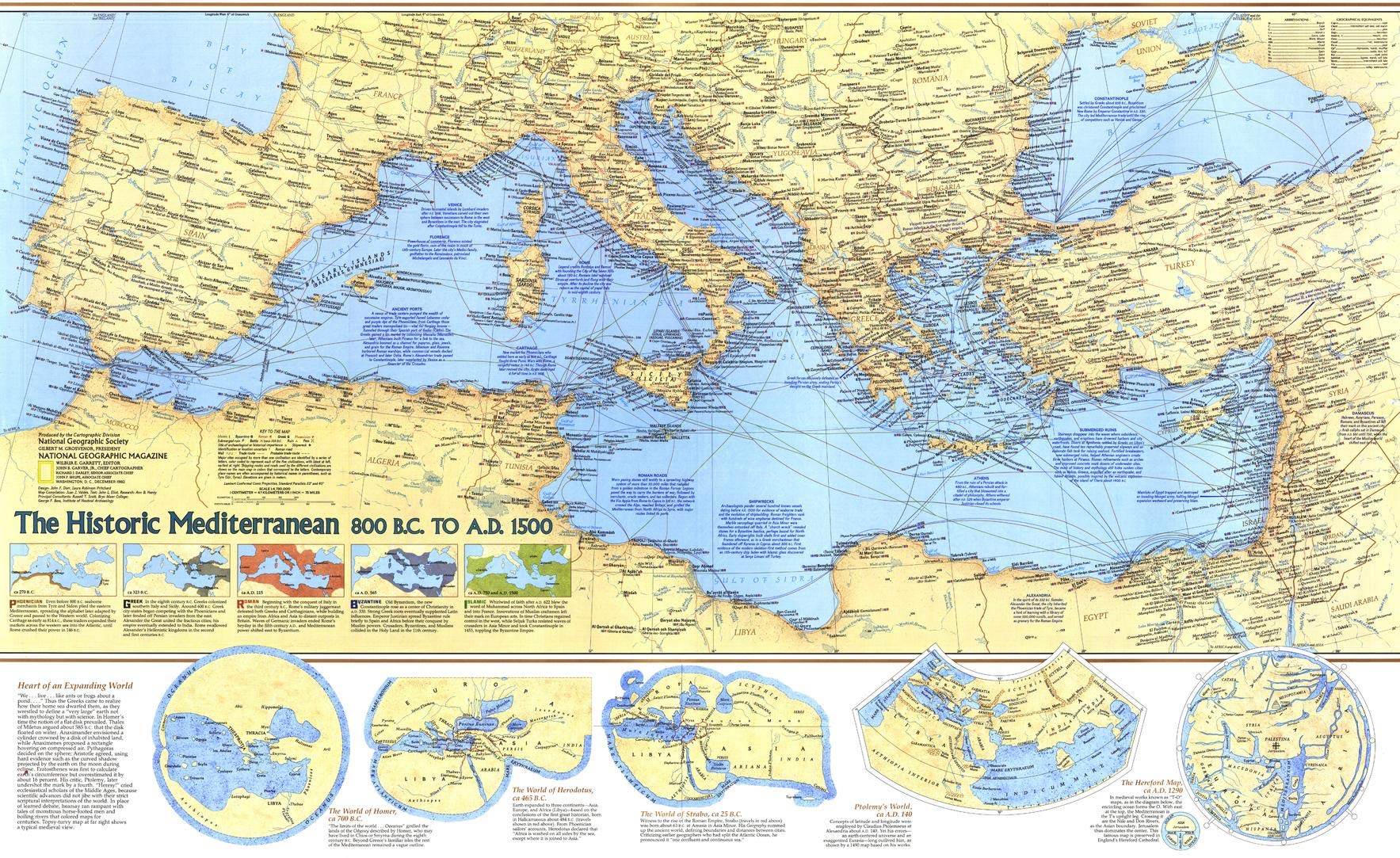 Ancient Mediterranean Sea Map