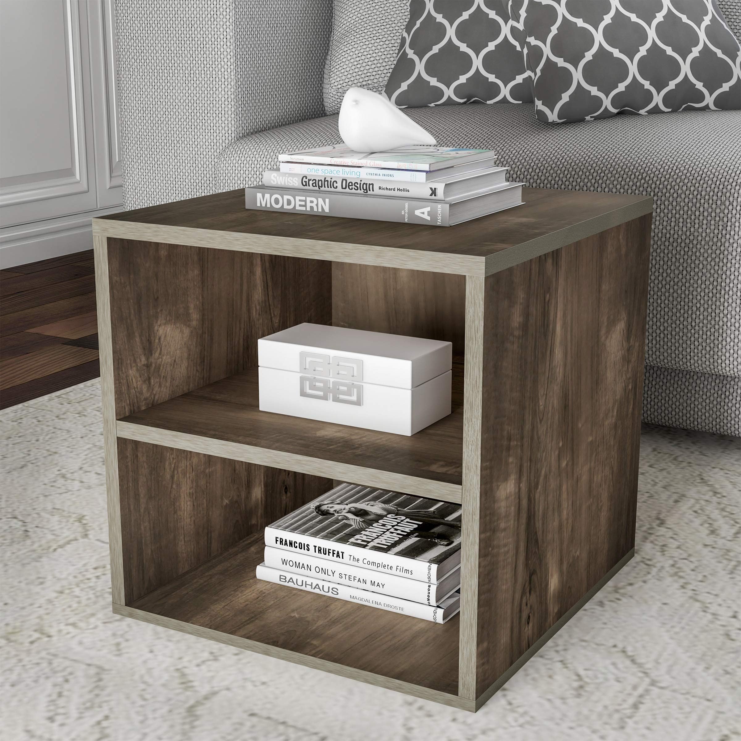Amazon.com: Lavish Home End Table - Stackable, Contemporary, and ...