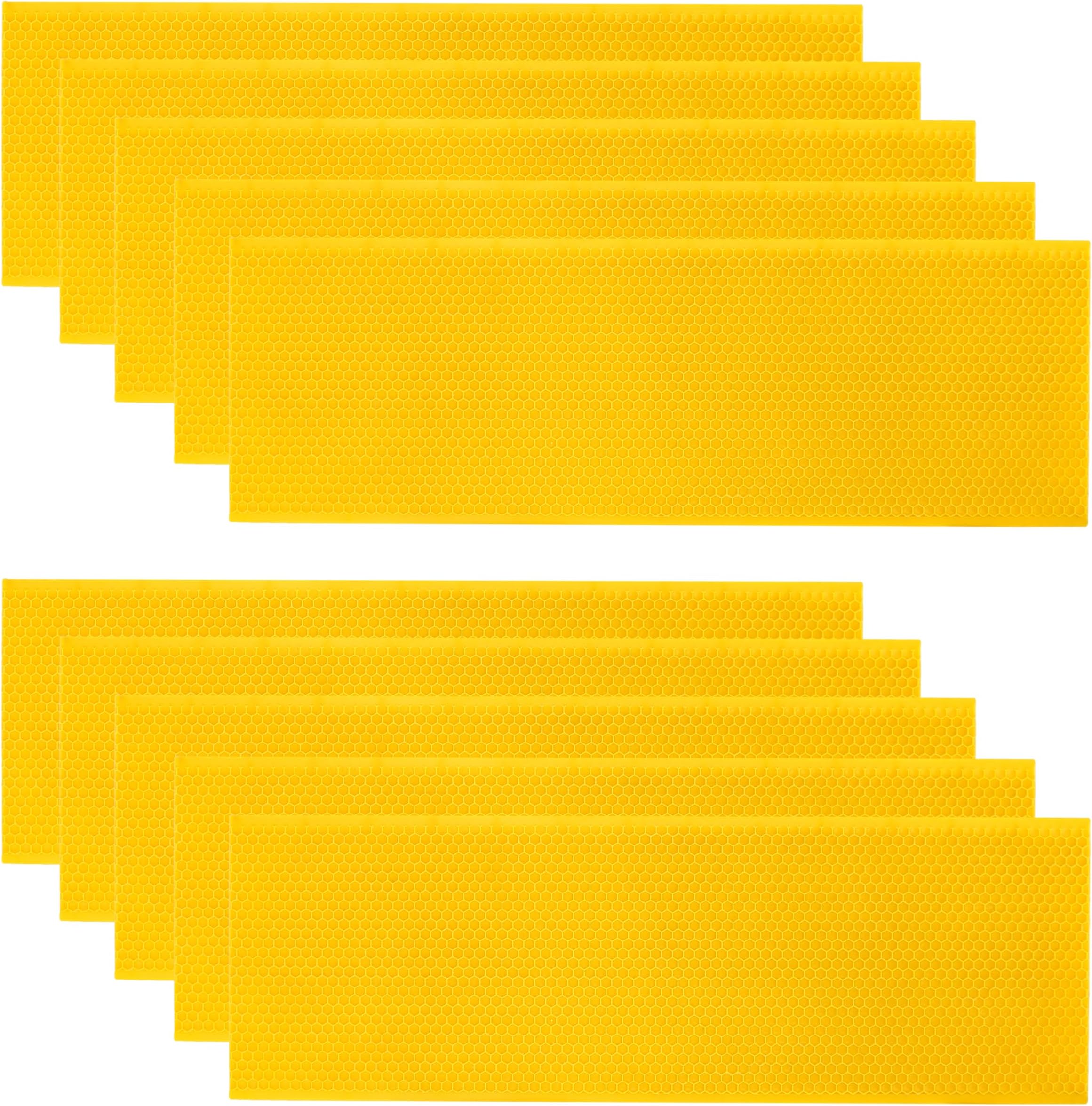 Amazon.com : rejopfad Bee Honey Sheets Beeswax Sheets 30Pcs, Beehive ...