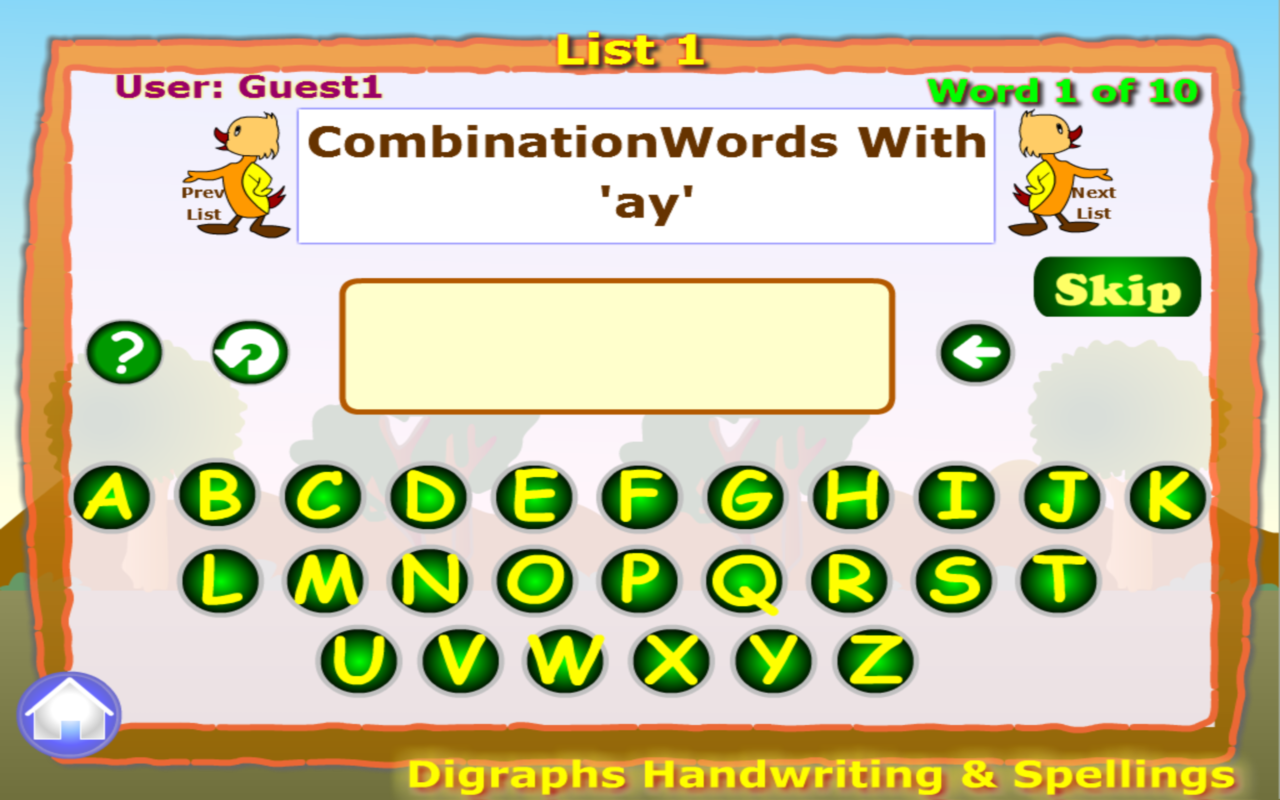 Digraphs Writing pad and Spellings For Preschoolers Free - App on ...