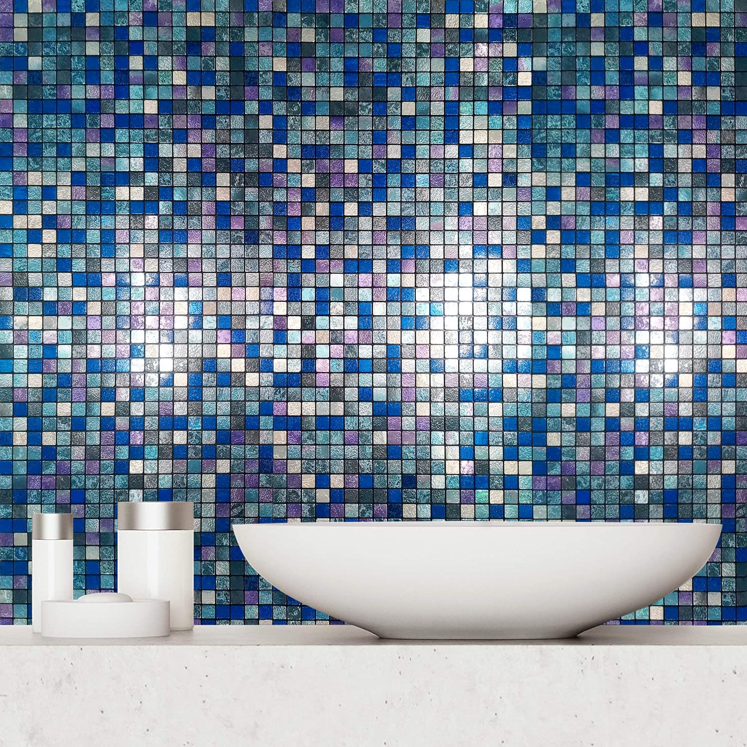 Aluminum Self Adhesive Wall Tiles