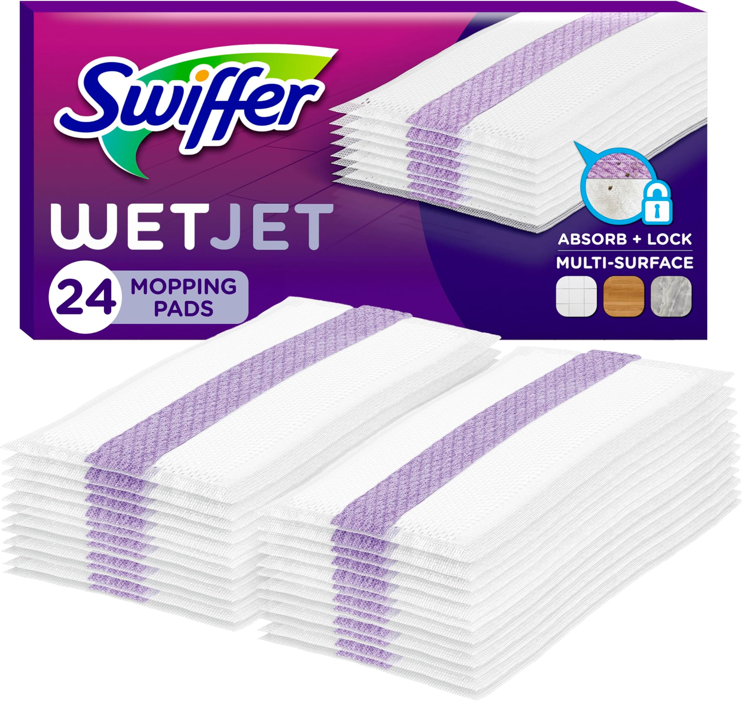 Amazon.com: Swiffer WetJet Starter Kit, Includes: 1 Power Mop, 5 Pads ...