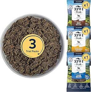 Amazon.com: ZIWI Peak Air-Dried Dog Food, Variety Pack Trial Size: Beef + Chicken + Lamb - All ...