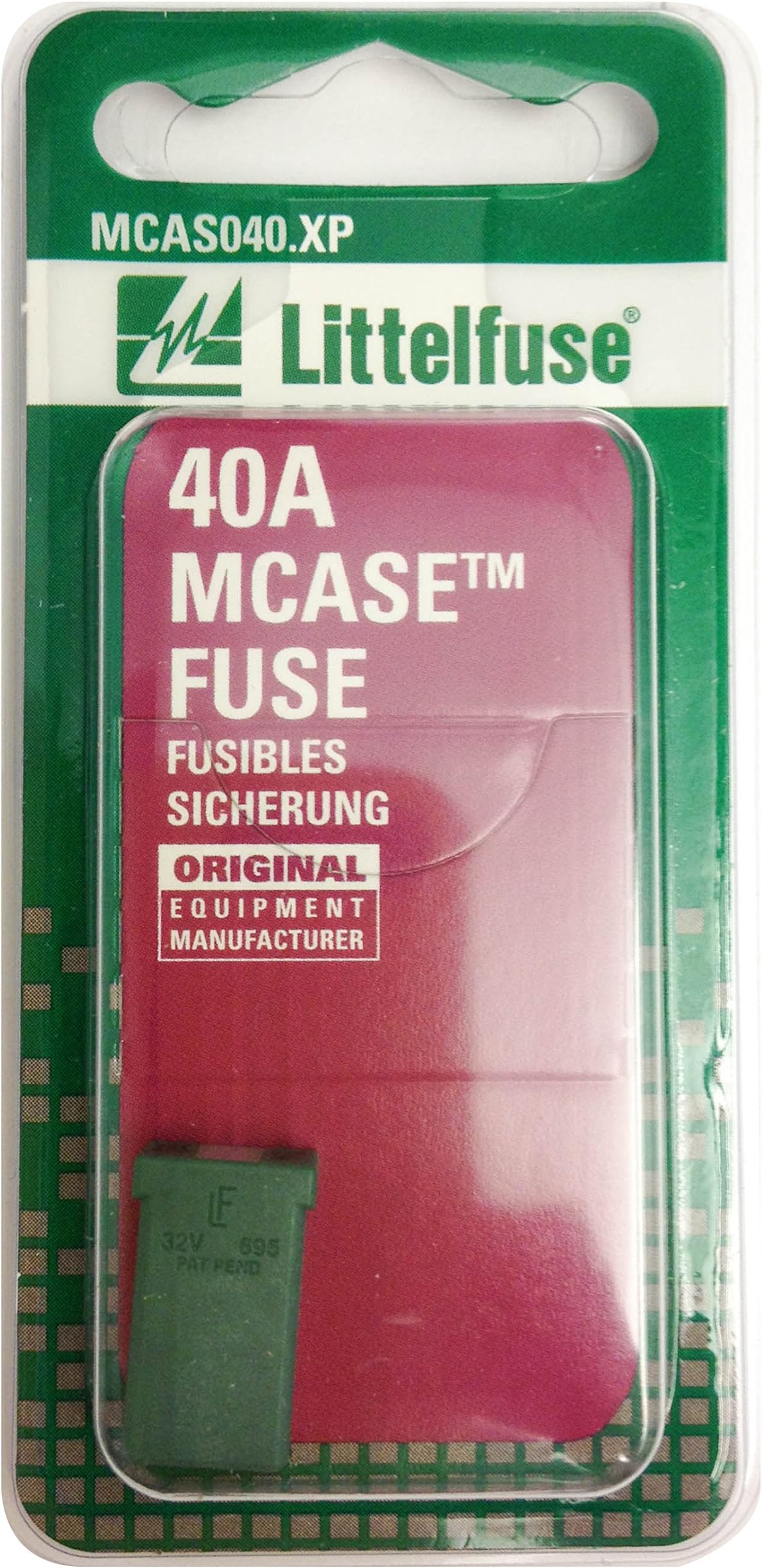 Amazon.com: Littelfuse (MCAS020.XP) MCASE Blue 32V 20 Amp Fuse : Automotive