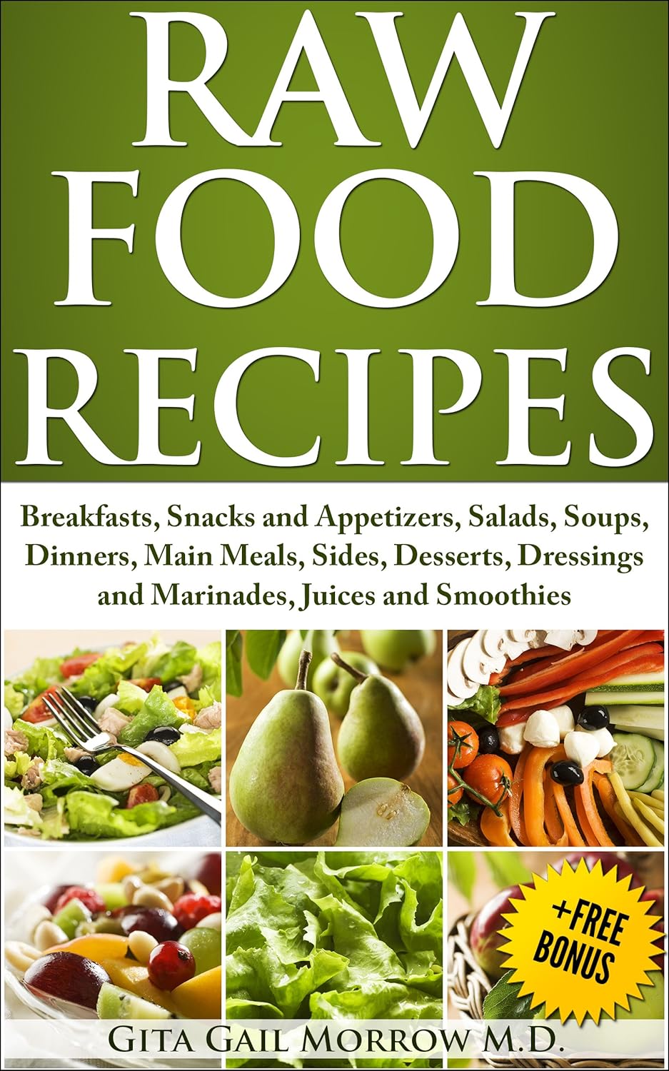 RAW FOOD RECIPES: Breakfasts, Snacks and Appetizers, Salads, Soups ...