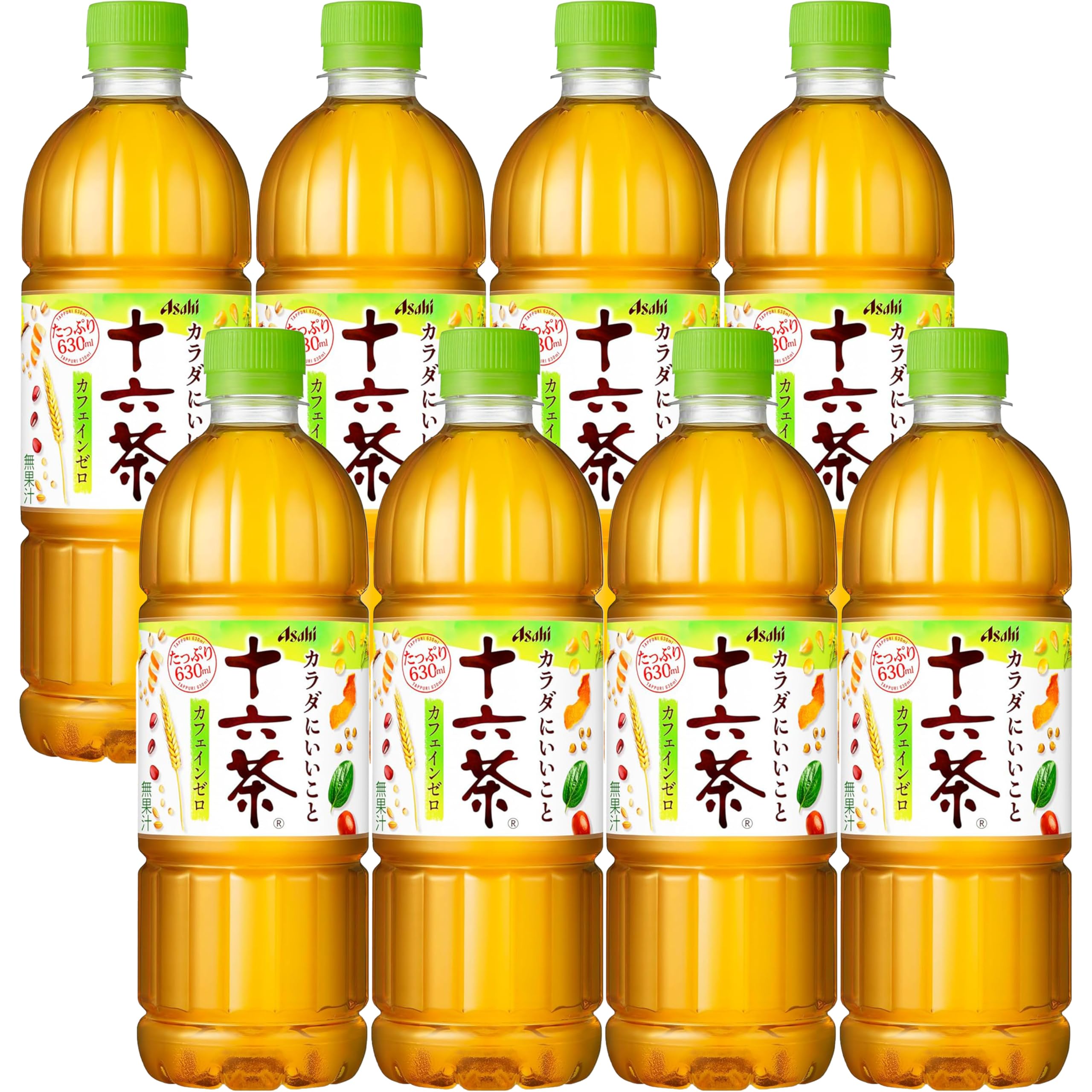 Amazon | アサヒ飲料 アサヒ 十六茶 630ml×8本 [お茶] [ノンカフェイン]・お茶 コーヒー ペットボトル 生茶 緑茶 ペットボトル 500ml 特選 綾鷹 濃い緑茶 おーいお ...