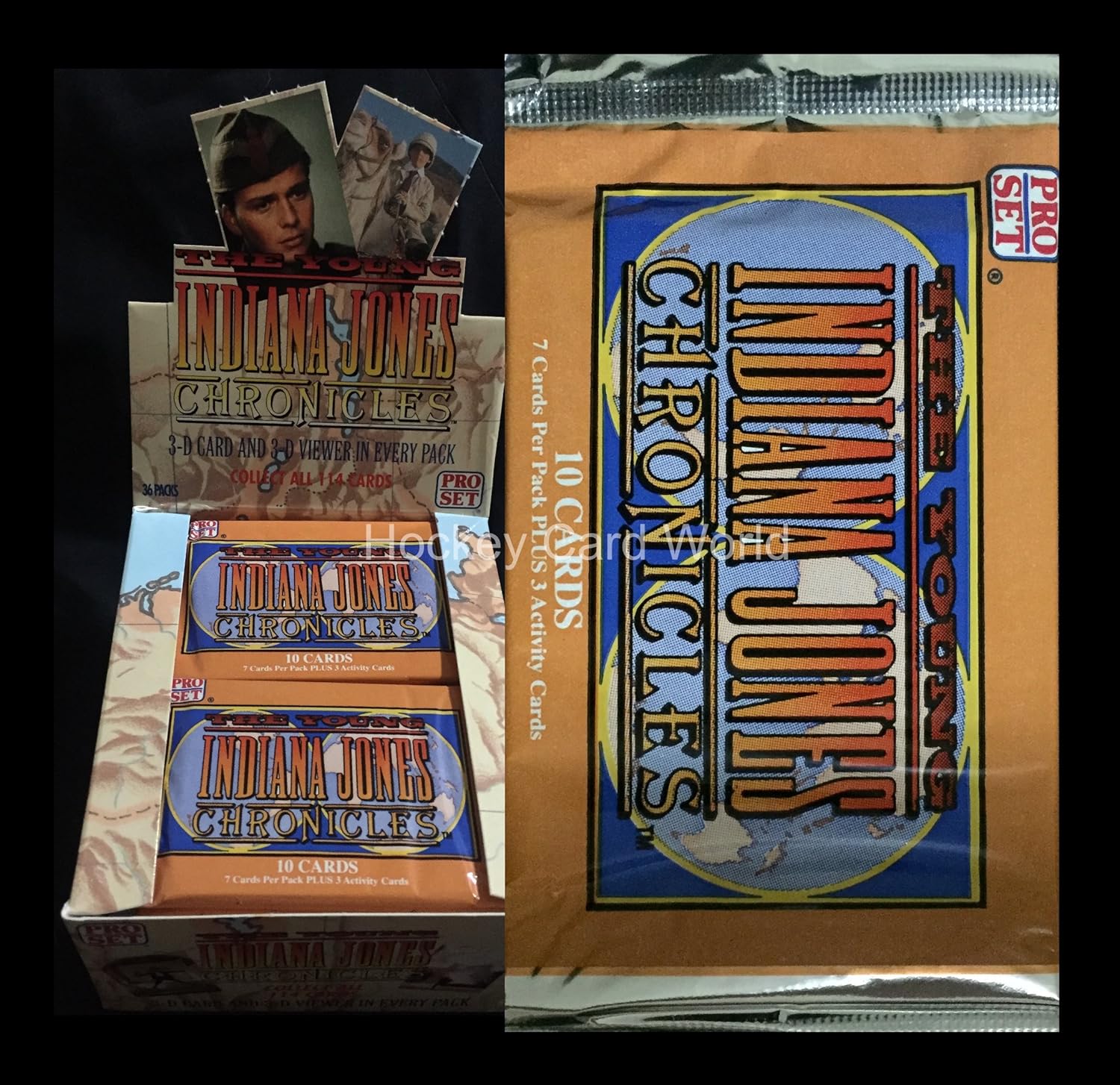 Amazon.com: The Young Indiana Jones Chronicles Pack - 7 cards + 3 ...
