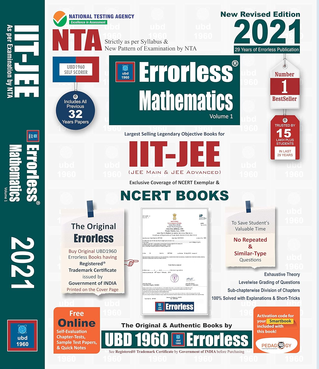 Buy Ubd1960 Errorless Mathematics For Iit-Jee (Main & Advanced) As Per ...