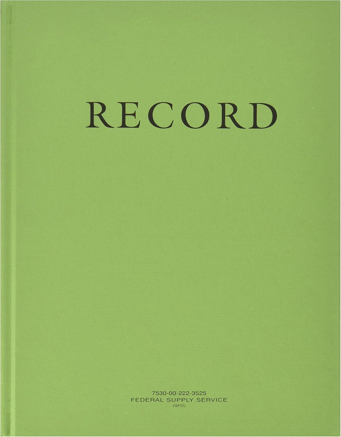 Amazon.com : The Green Record Book : Office Products