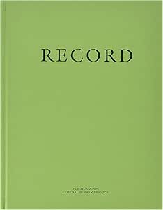 The Green Record Book : Amazon.com.au: Stationery & Office Products