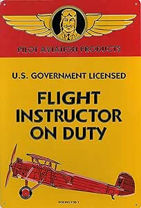 Amazon.com: Flight Instructor Sign : Home & Kitchen
