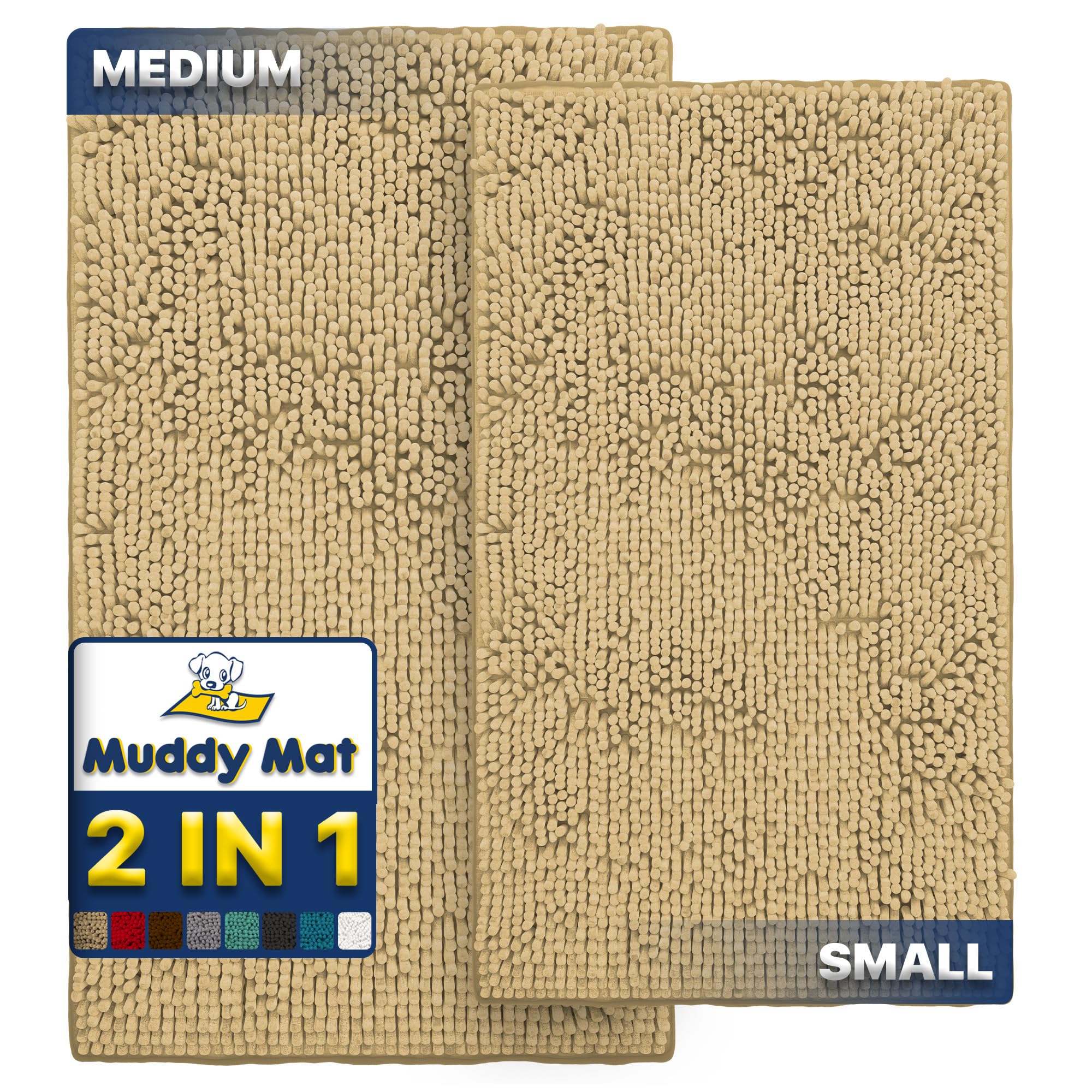 Amazon.com: Muddy Mat 2-Piece Set AS-SEEN-ON-TV Highly Absorbent ...