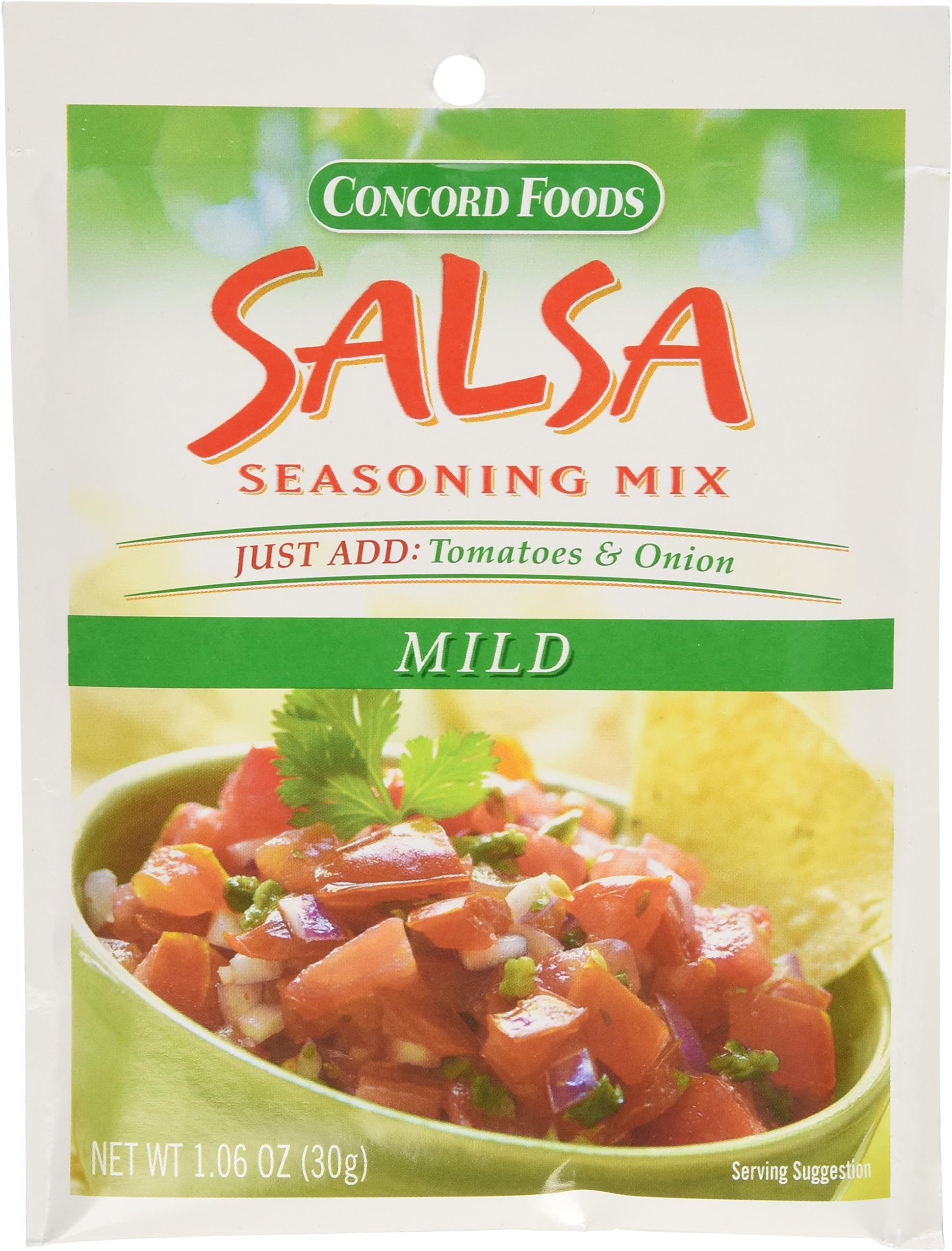 Amazon.com: Concord Foods Mild Salsa Mix, add to Fresh Homemade Salsa ...