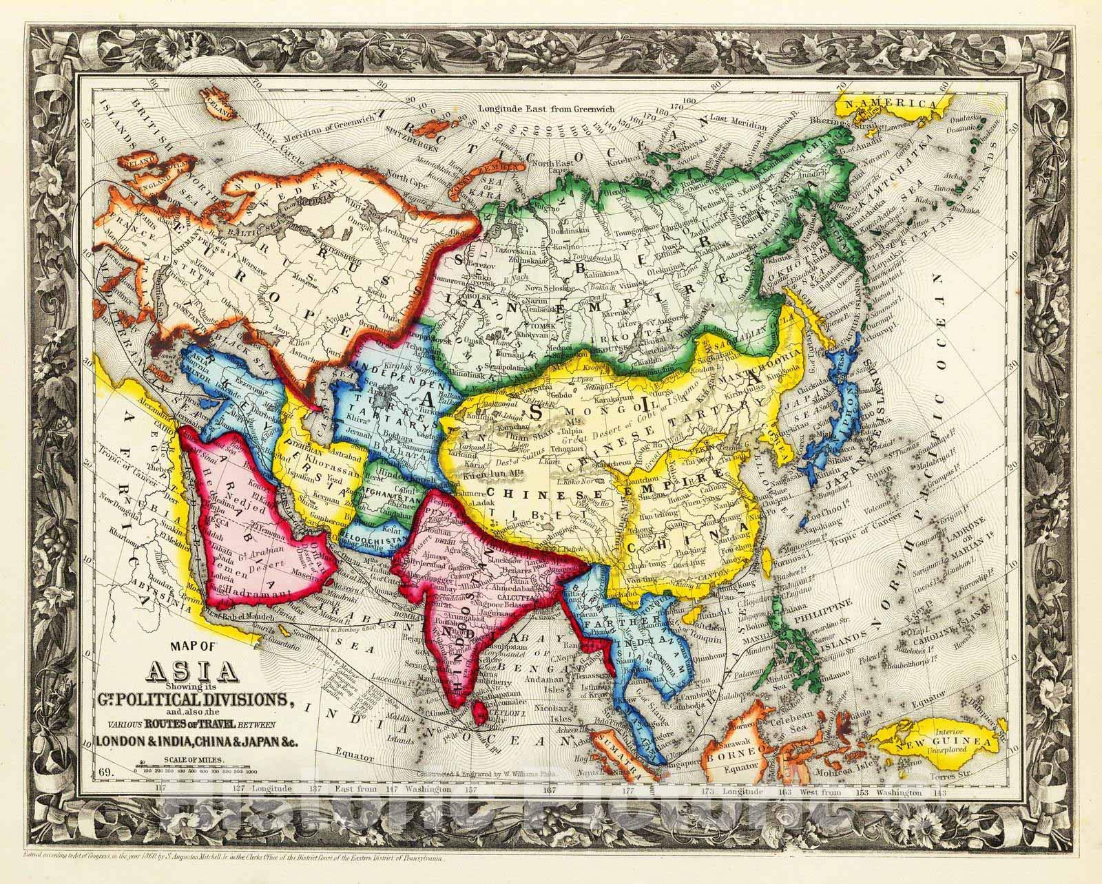 Historical Map Of Asia 17 Wonderful Free Old Maps Of Asia To Print