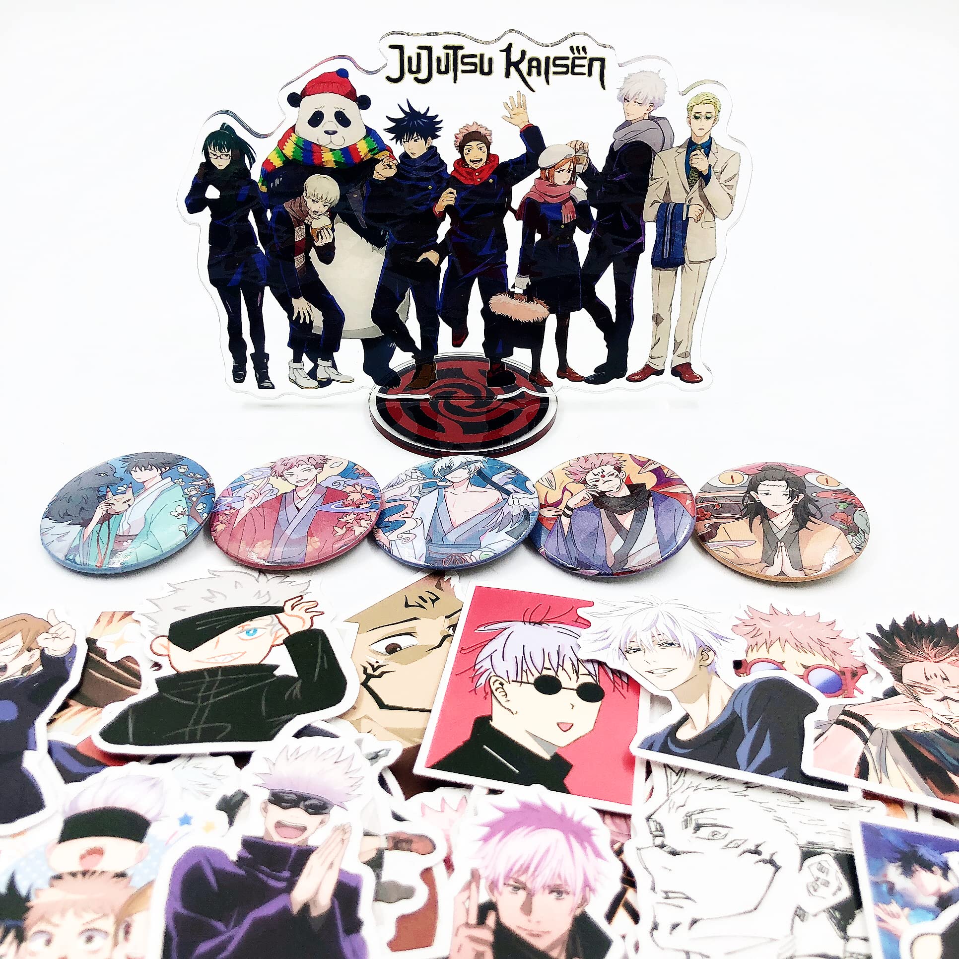 Uoozii Jjk Merch Set Satoru Gojo Yuji Itadori Megumi Fushiguro ...