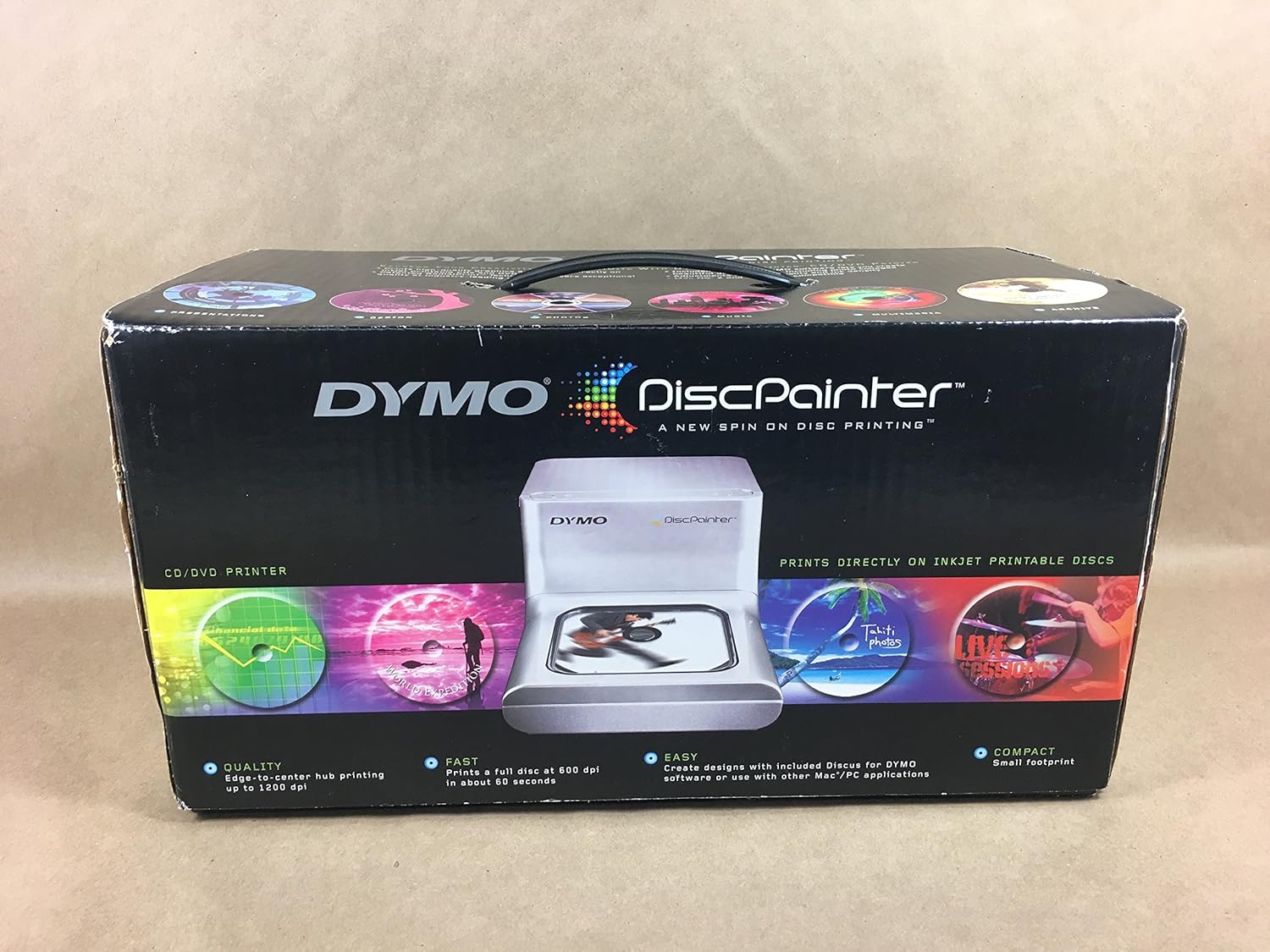 DYMO DiscPainter CD/DVD Color Printer (1738260) : Amazon.ca: Office ...