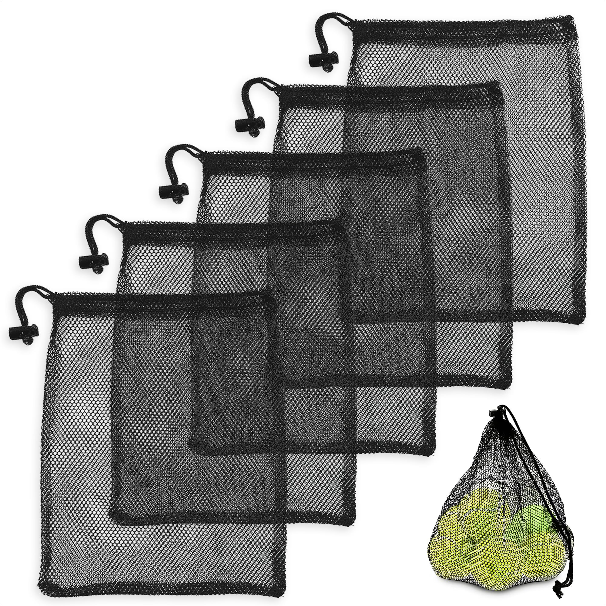 Amazon.com: Frienda 6 Pieces Mesh Stuff Sack, 15 x 22 Inch Durable ...
