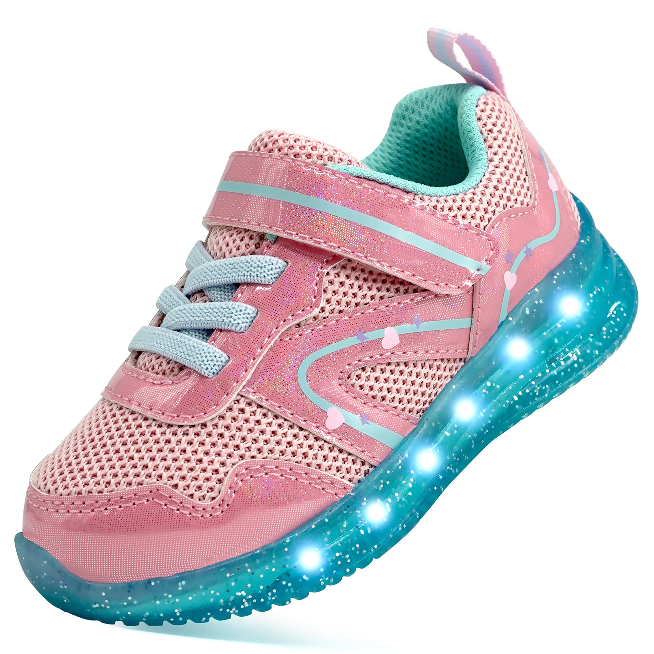 LOUGSIN Boys Girls Light Up Shoes Led Flashing Tennis Sneakers ...
