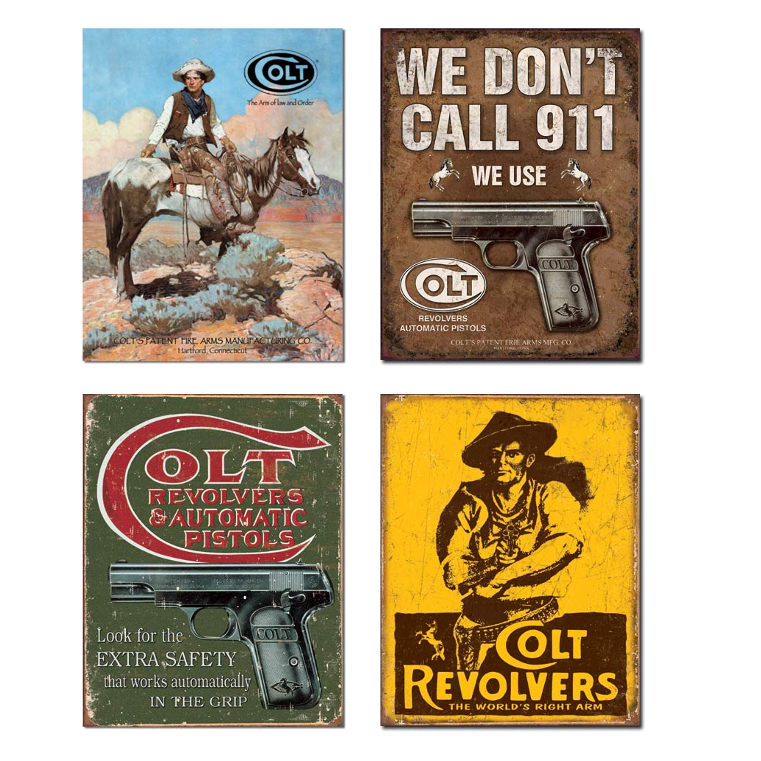 Buy Bundle: Colt Signs - Colt Tex and Patches, Colt We Don't Dial 911 ...